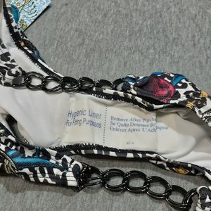 Affliction | Swim | Sinful Leopard Print Chain Bikini Bottoms Xs Nwt ...